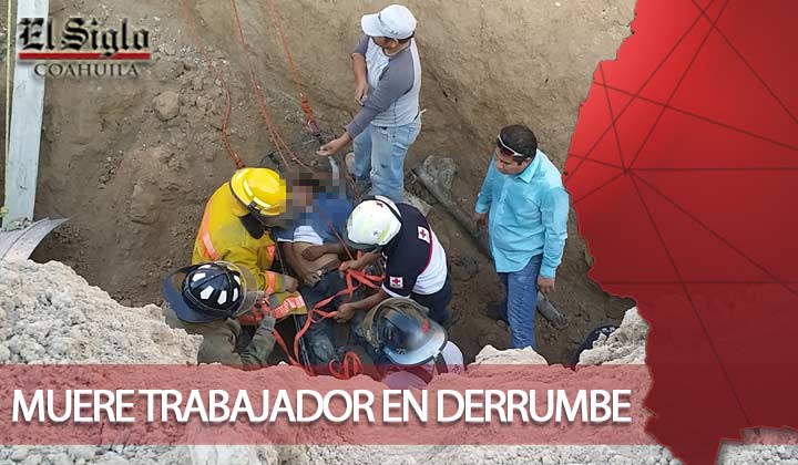 Muere trabajador en derrumbe de construcción Muere trabajador en derrumbe de construcción